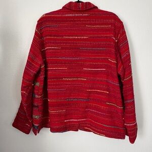 Coldwater Creek | Jackets & Coats | Coldwater Creek Bohemian Magic Red ...